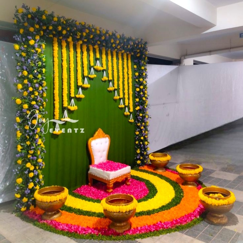 Puberty Function Flower Decoration Bangalore - Joy Eventz