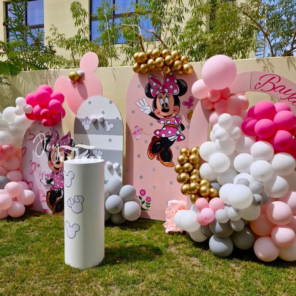 Minnie Mouse Themed Decorations In Bangalore - Joy Eventz