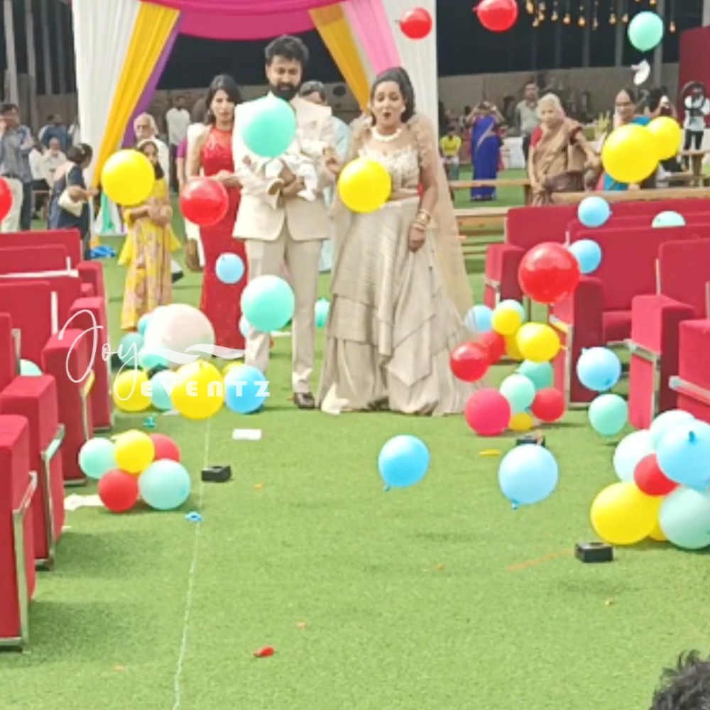 Balloon Blast Entry For Birthday - Joy Eventz