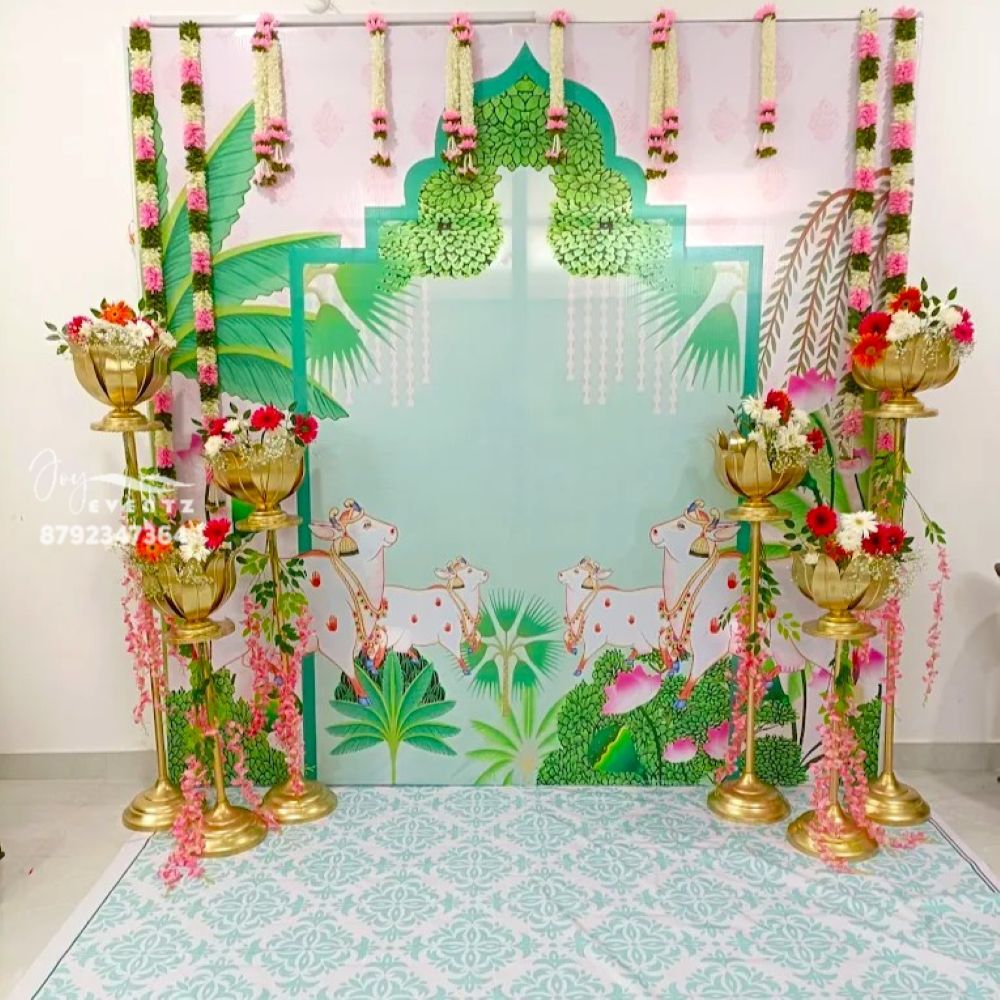 Baby Shower Background Decoration Traditional - Joy Eventz
